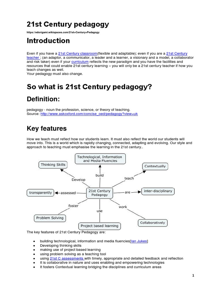 21st Century Pedagogy | PDF | Collaboration | Learning