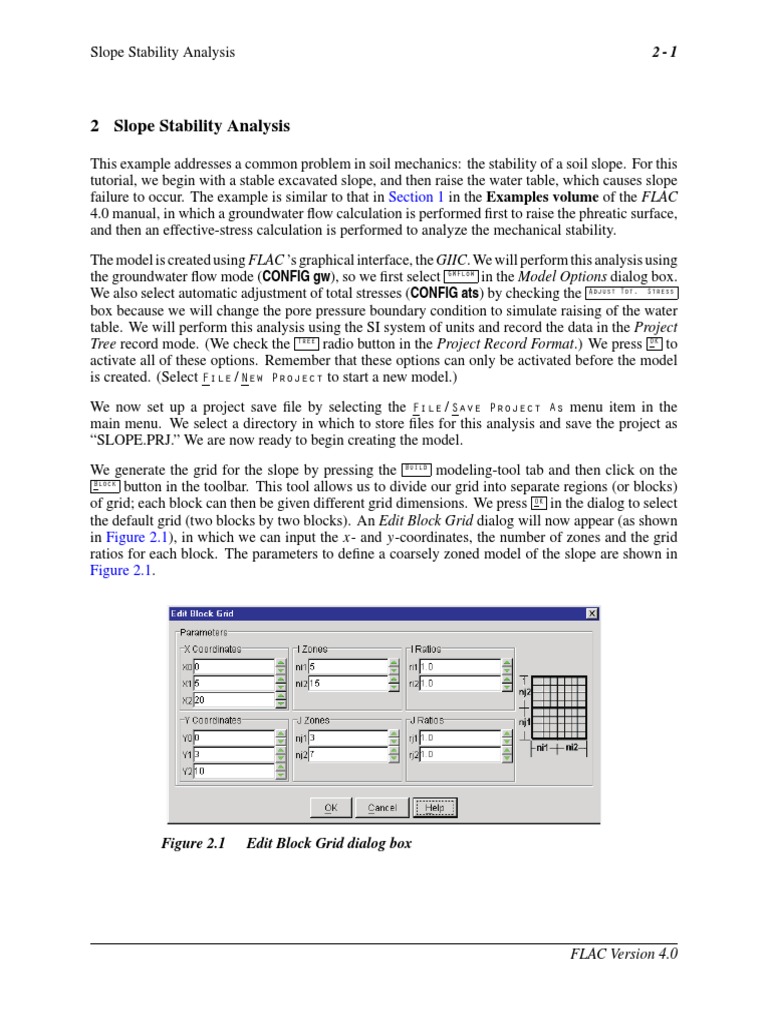 2 Slope Stability Analysis: Section 1 | PDF | Button (Computing ...