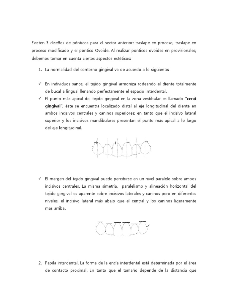 Pontico Ovoide | PDF | Diente humano | Boca