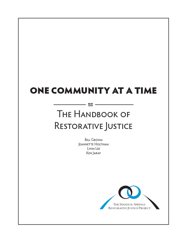 PPRJC Handbook 10-8-07 | PDF | Restorative Justice | Victimology