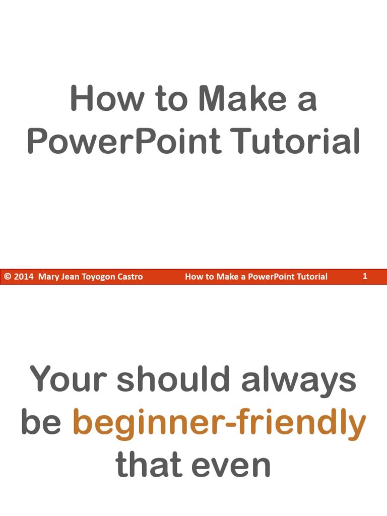PowerPoint Tutorial | PDF | Social Science | Self-Improvement