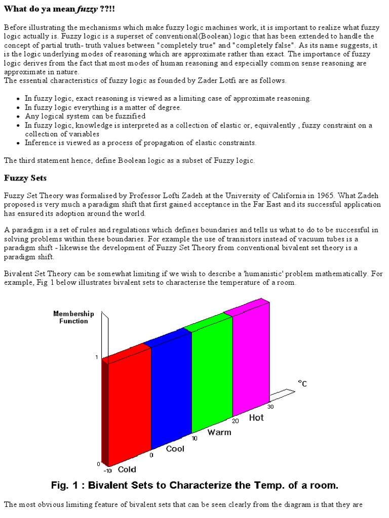 Fuzzy Sets and Operations | PDF | Fuzzy Logic | Logic