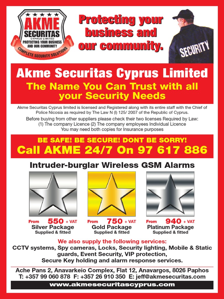 Securitas Insurance and Security Services | PDF