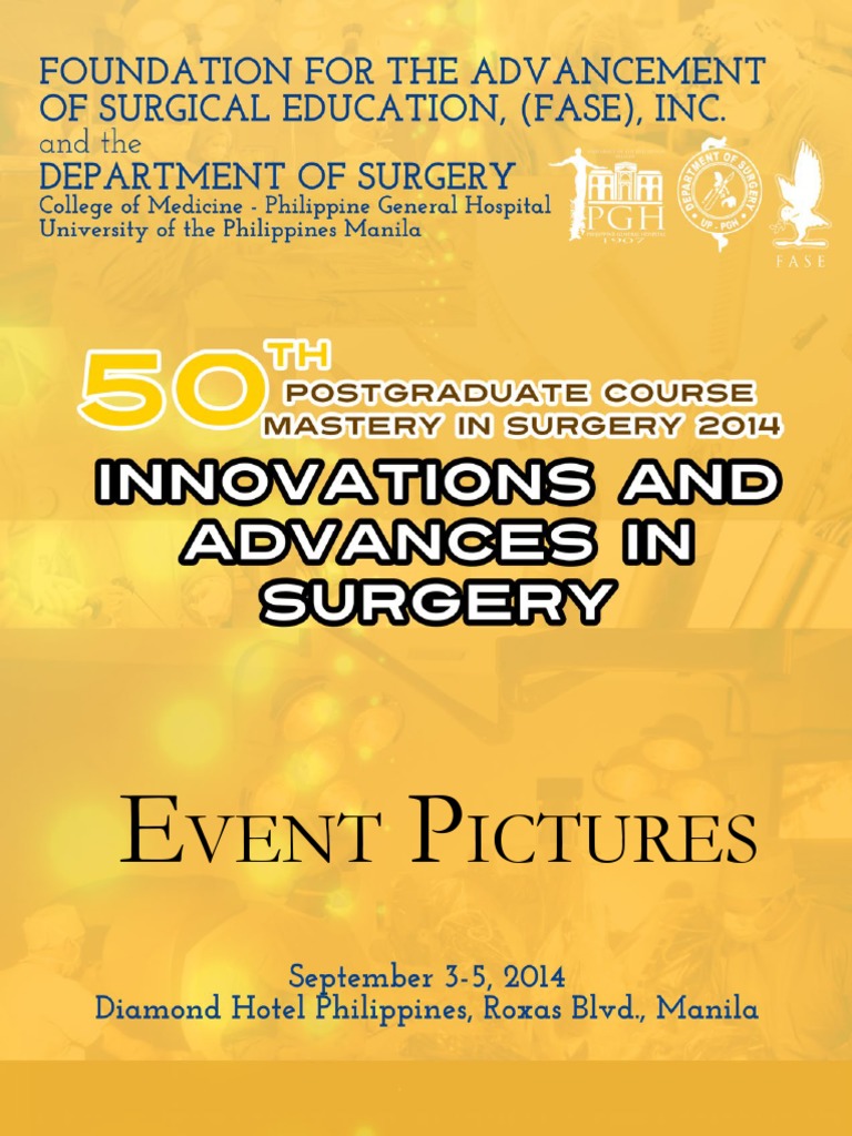 Event Pictures of The UP-PGH Department of Surgery's 50th Postgraduate ...