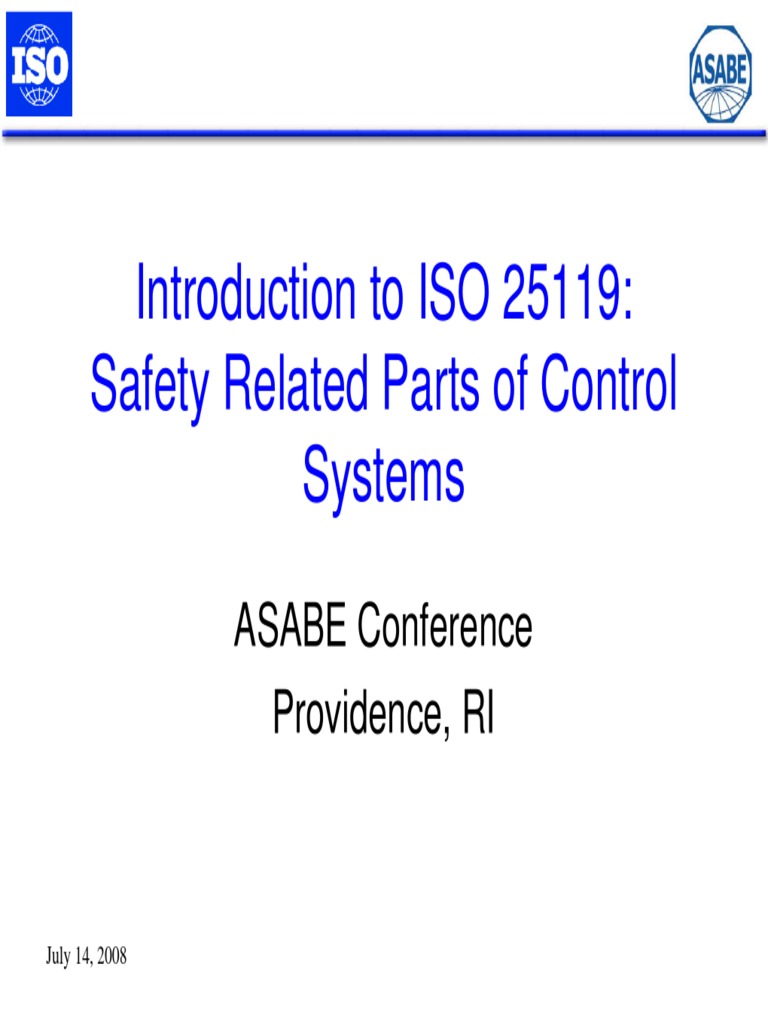 ISO 25119 at ASABE Part 0 PDF | PDF