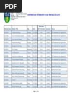 UCD Spring 2024 Exam Timetable | PDF | Economics | Mathematics