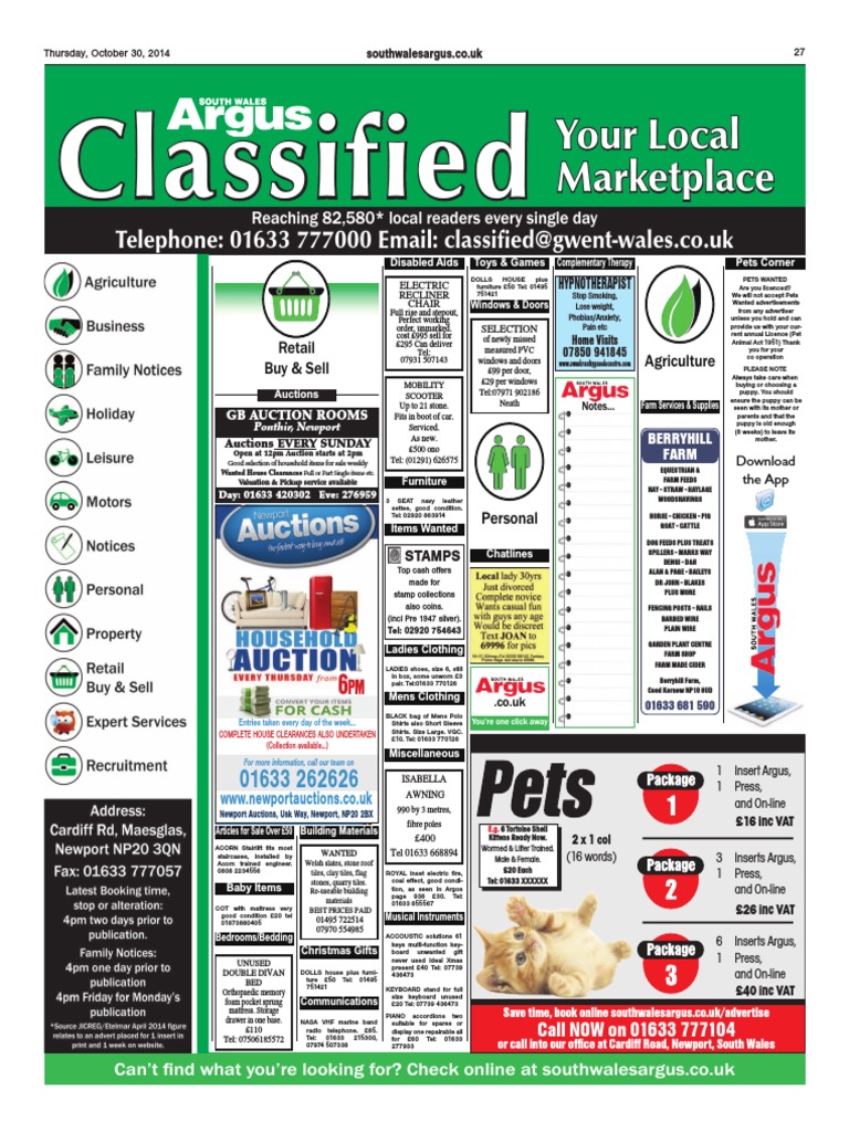 Classified: Your Local Marketplace | PDF | Advertising | Coupon