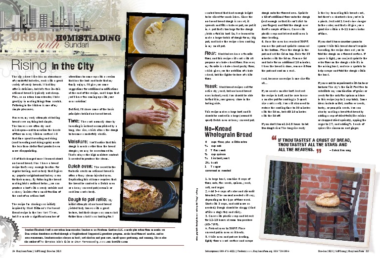 MaryJanesFarm Magazine | PDF | Breads | Baker's Yeast