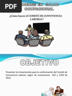 Comite de Convivencia Laboral Sura | Derecho laboral | Política