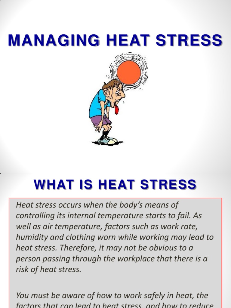Managing Heat Stress | PDF | Hyperthermia | Diseases And Disorders