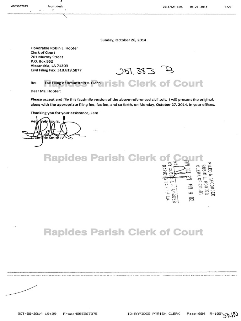 Rapides Parish Clerk of Court Overview | PDF | Cooking, Food & Wine | Law