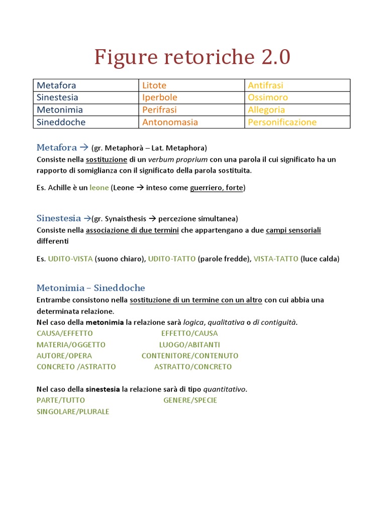 Figure Retoriche | PDF