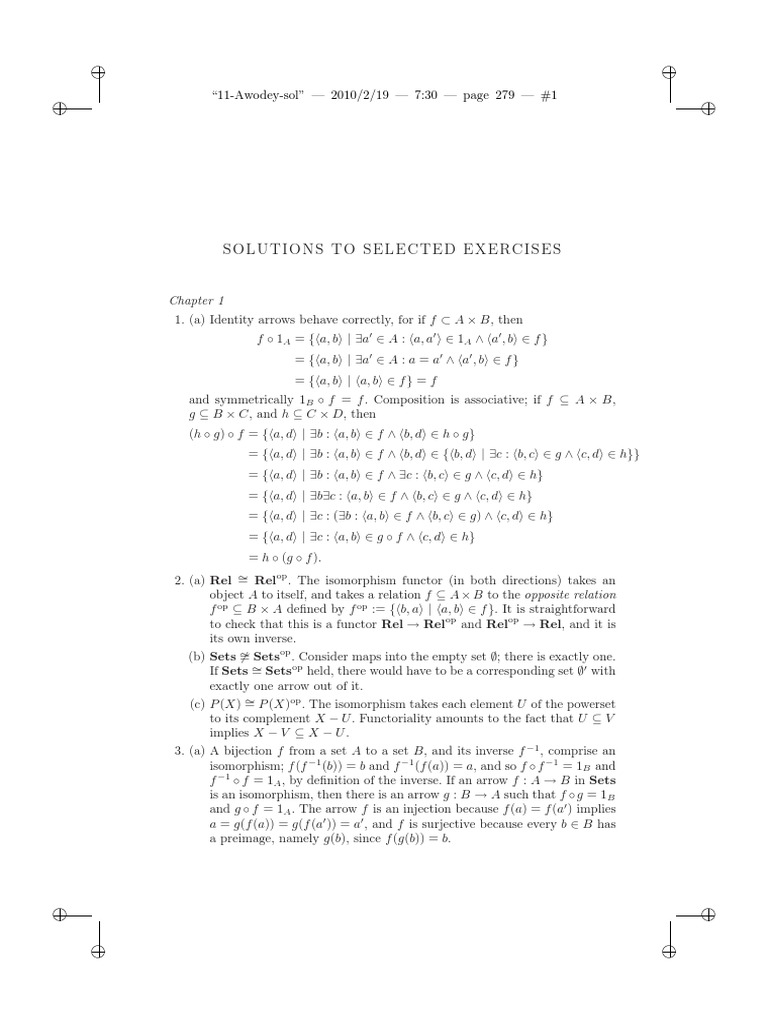 Solutionstoselectedexercises: I "11-Awodey-Sol" - 2010/2/19 - 7:30 - Page 279 - #1 I I | PDF ...