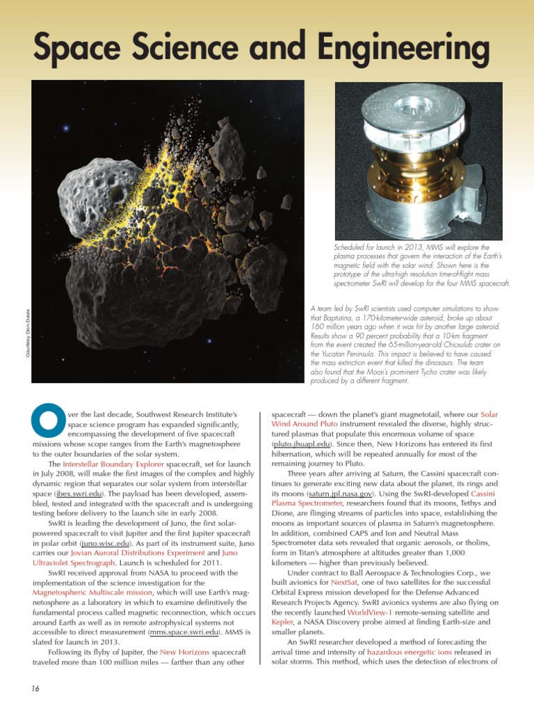 Space Science and Engineering | PDF | Juno (Spacecraft) | Magnetosphere