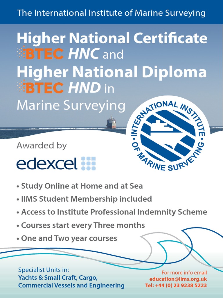 Iims Btec HNC HND Prospectus | PDF | Ships | Industries