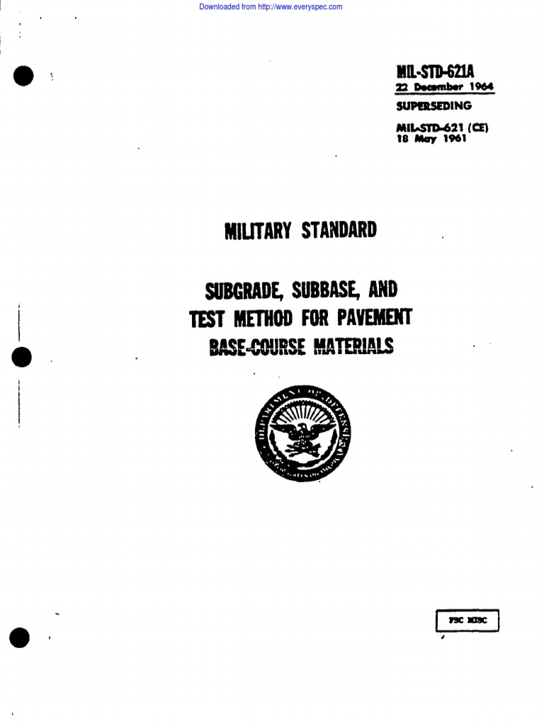 Mil STD 621a | PDF | Nature
