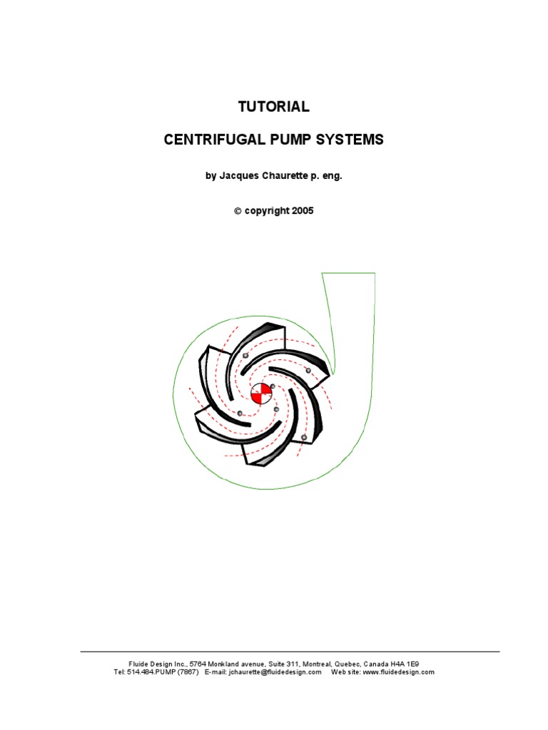 Tutorial Centrifugal Pump Systems | PDF | Pump | Pressure
