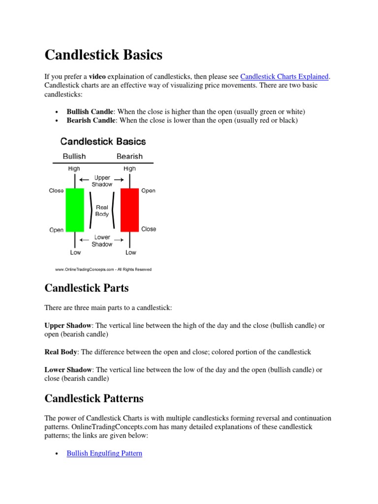 Candlestick Patterns | PDF | Market Trend | Technical Analysis