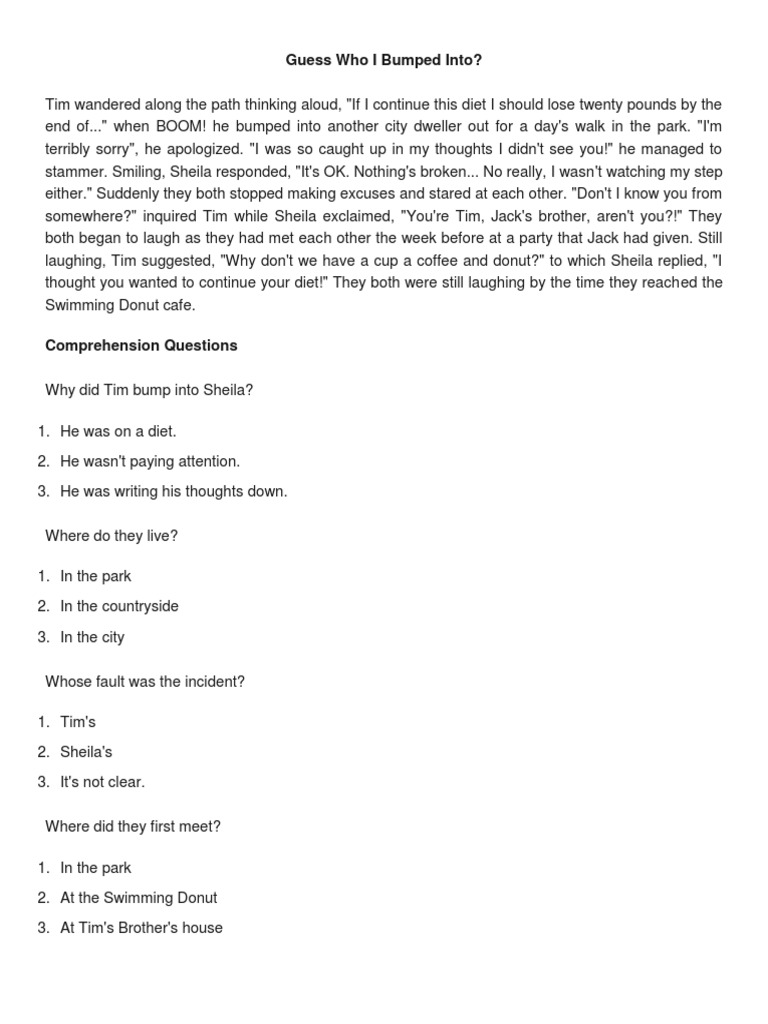 Reported Speech Reading | PDF