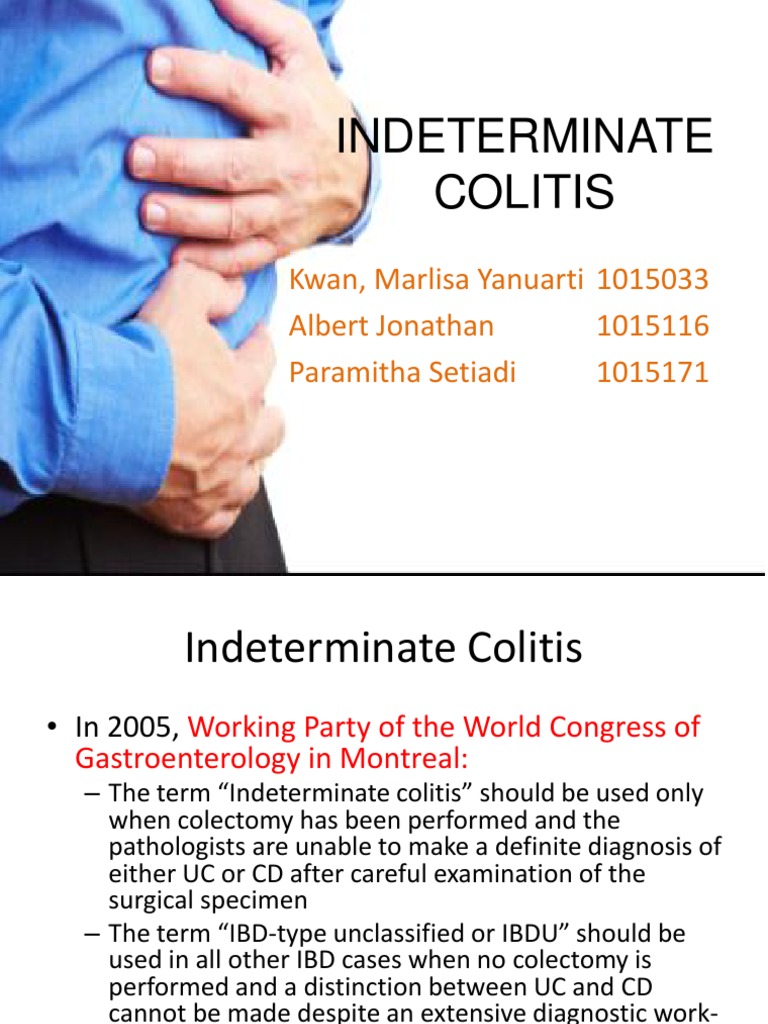 Indeterminate Colitis | Inflammatory Bowel Disease | Crohn's Disease