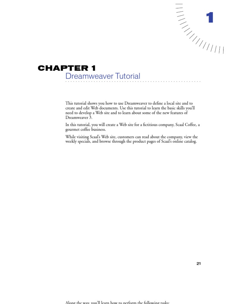 Dw3 Tutorial | PDF