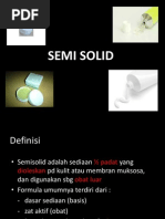Makalah Semi Solid | PDF