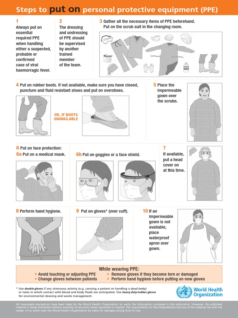 PPE Guidelines for Healthcare Workers | PDF