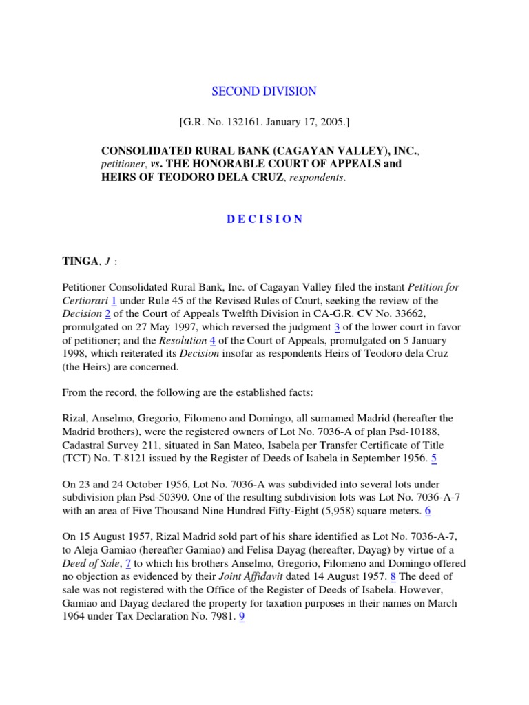 Court of Appeals Reverses RTC Ruling in Property Dispute Between Heirs ...