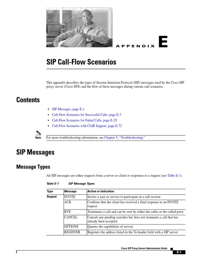 SIP Call-Flow Scenarios: Message Types | PDF | Session Initiation ...