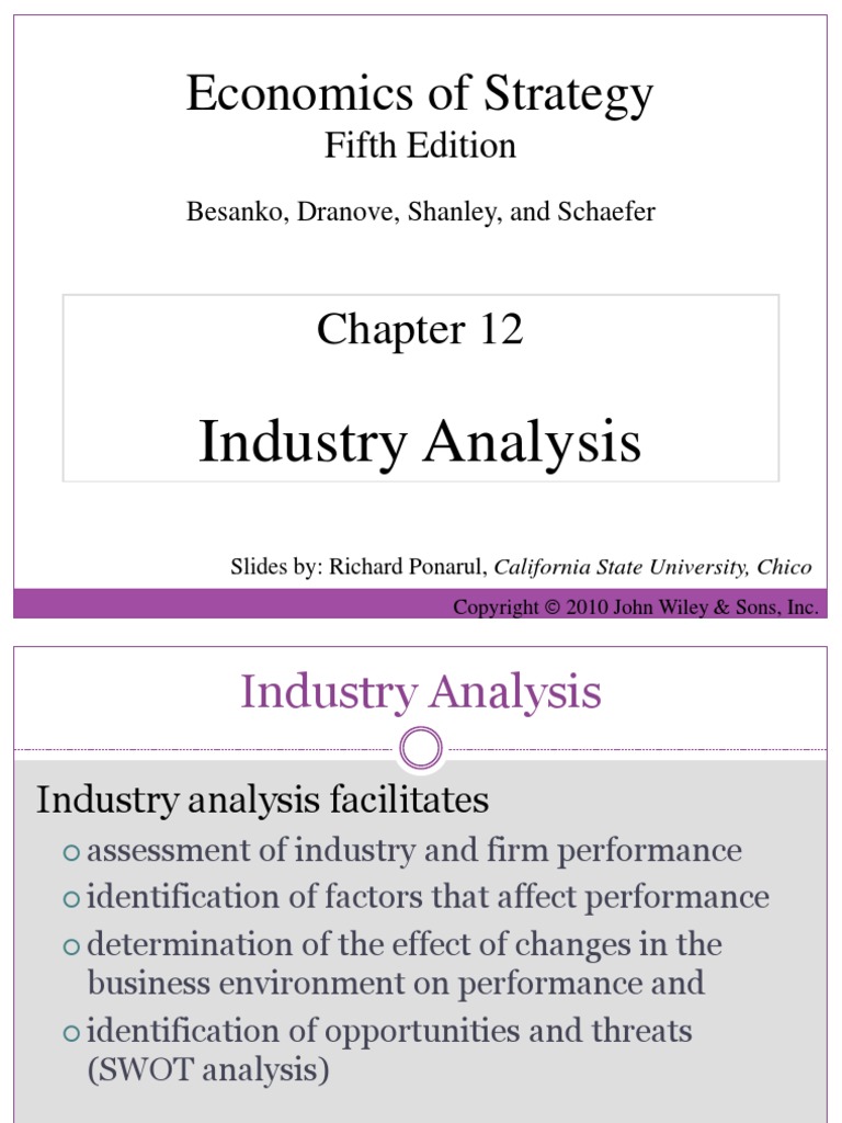 Chapter 8 - Industry Analysis | PDF | Strategic Management | Demand