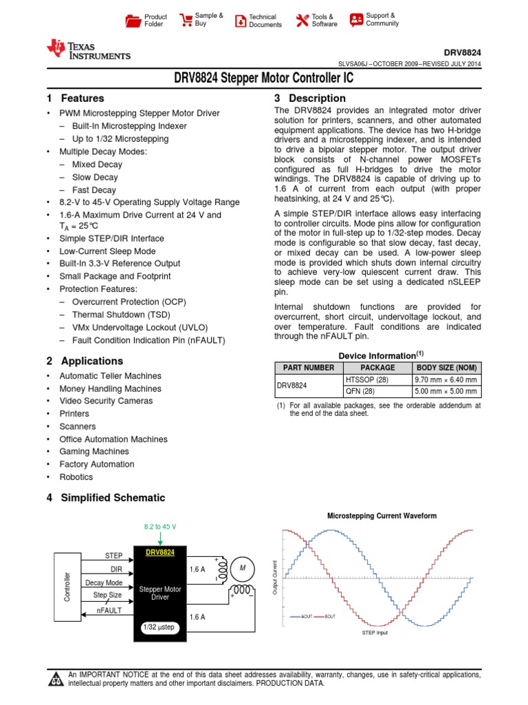 Drv8824 Kit | PDF | Printed Circuit Board | Electrical Engineering