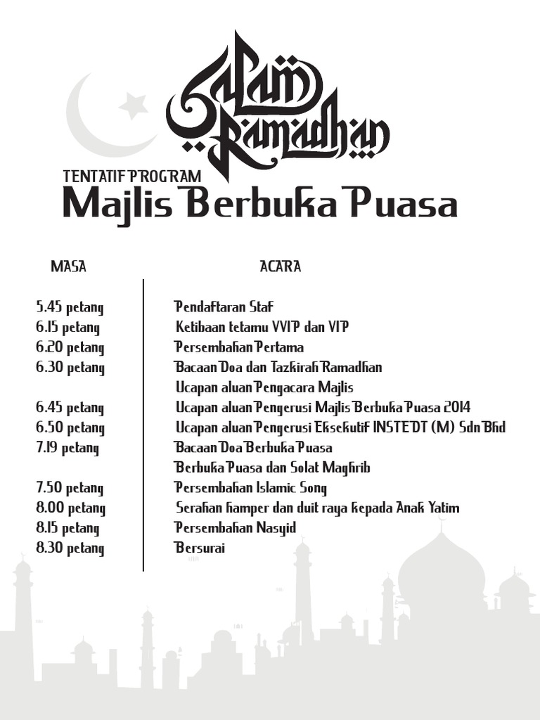 Tentatif Program | PDF