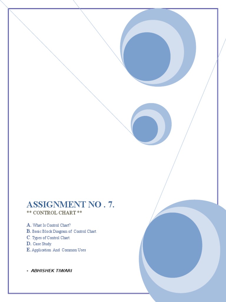 Assignment No - 7.: Control Chart | PDF | Visual Journalism ...