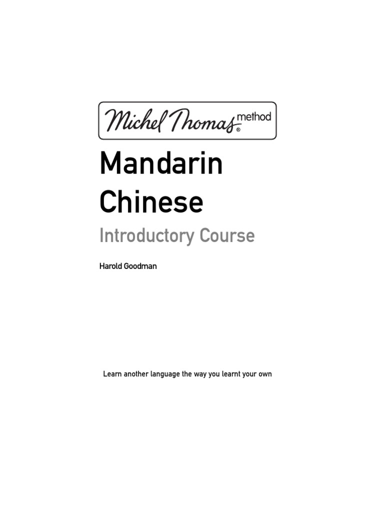 Introductory Mandarin Chinese | PDF | Tone (Linguistics) | Pinyin