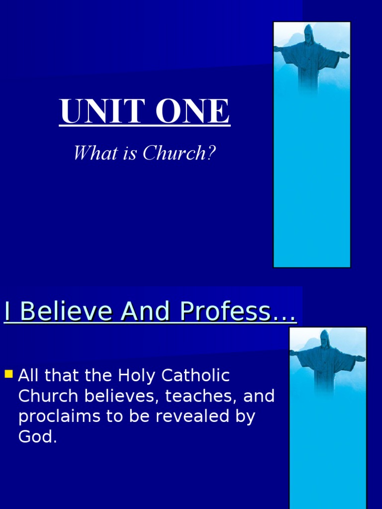 Unit One: What Is Church? | PDF | Catholic Church | Eucharist
