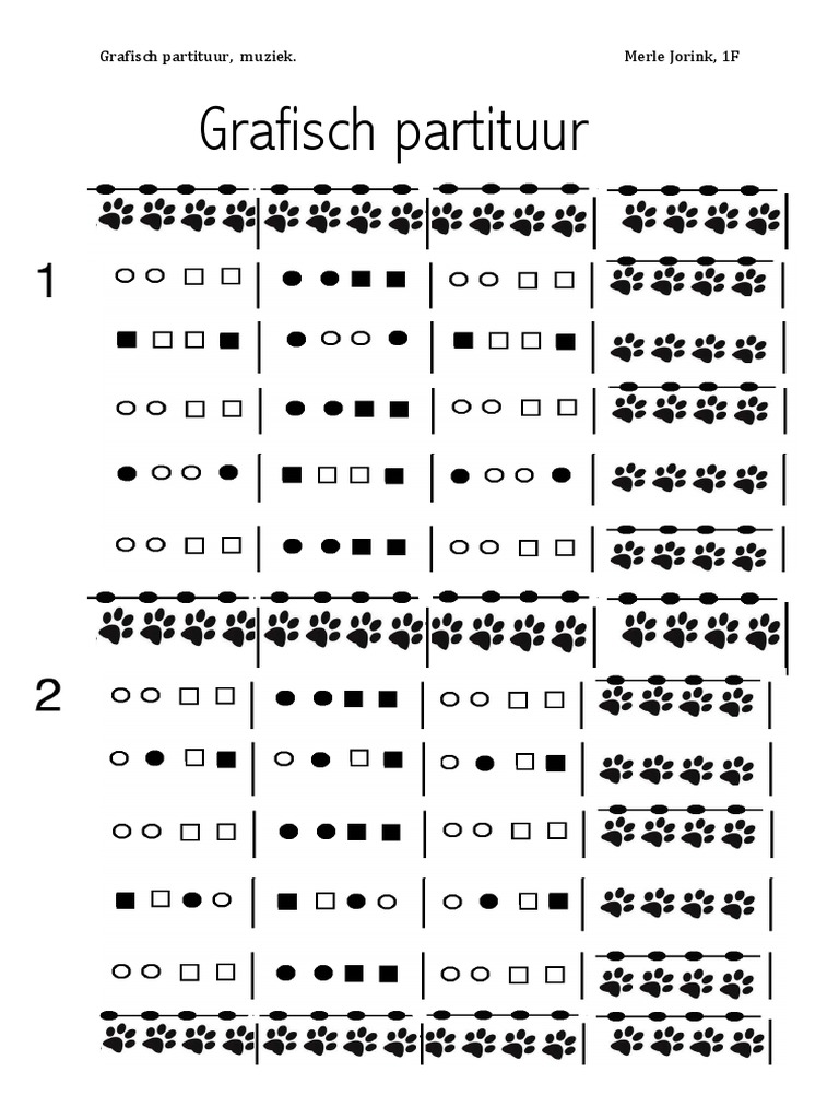 Grafisch Partituur, Muziek Merle Jorink | PDF