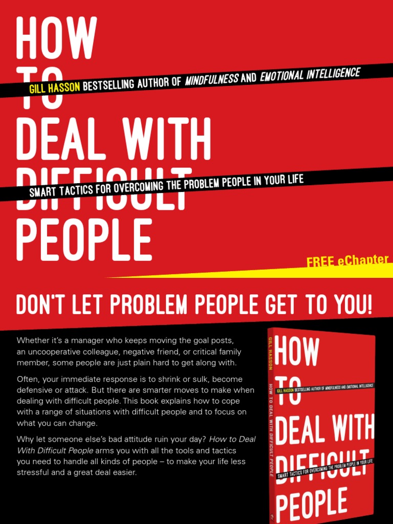 How To Deal With Difficult People - Sample Chapter | PDF | Body ...