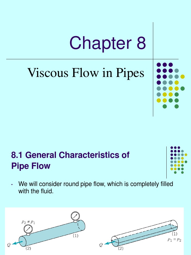 Viscous Flow in Pipes | PDF | Turbulence | Fluid Dynamics