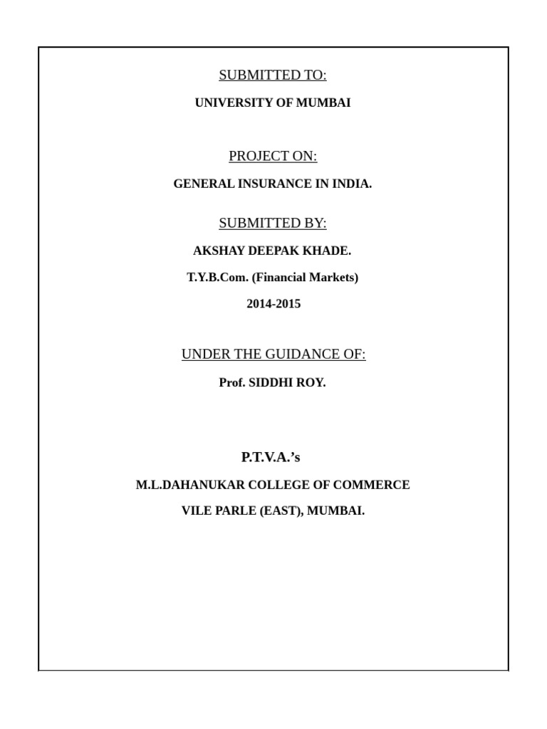 Cover Page of GI in India | PDF