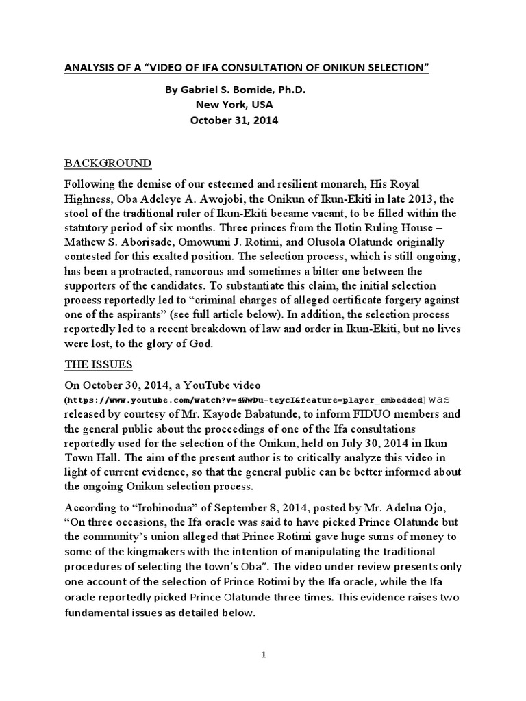 Video Analysis | PDF | Government