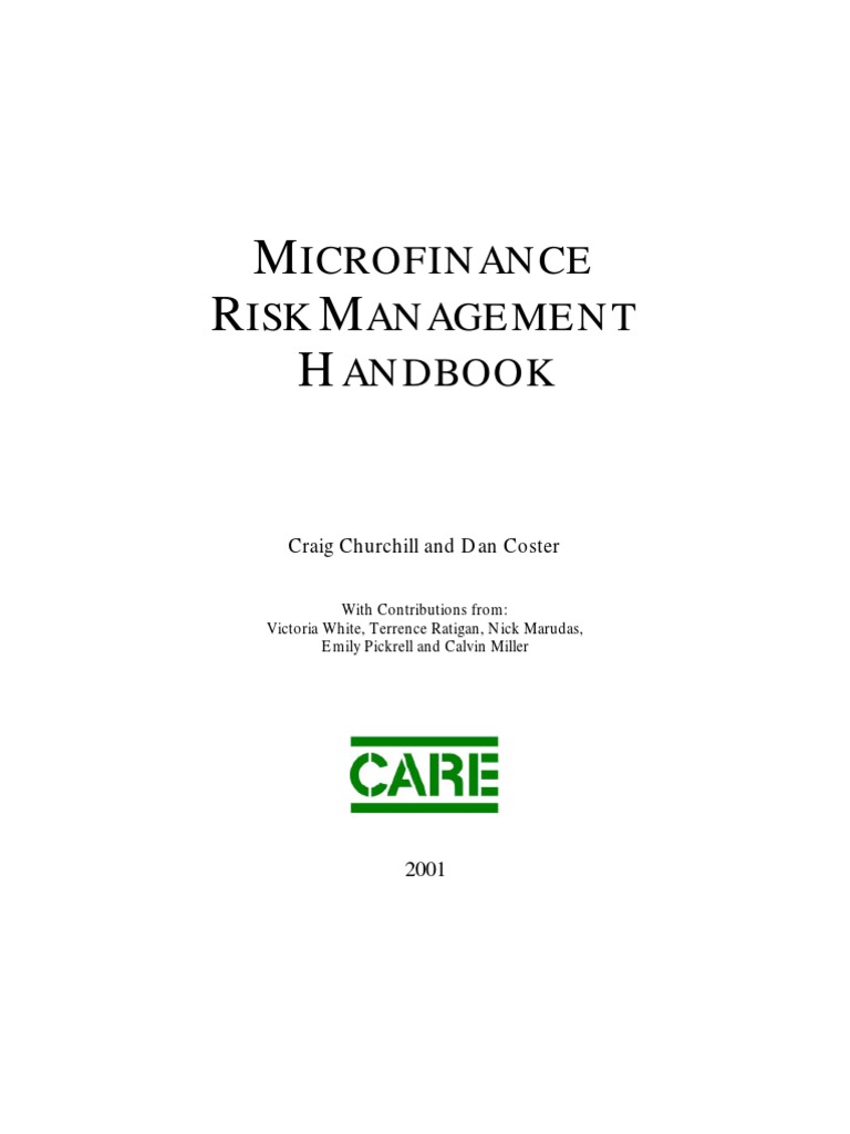 Microfinance Risk Management Handbook | PDF | Microfinance | Risk Management