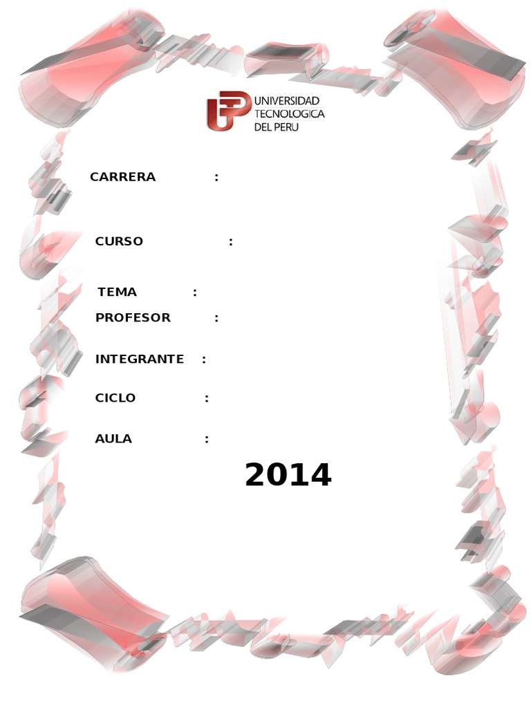 Caratula Utp 2014 | PDF
