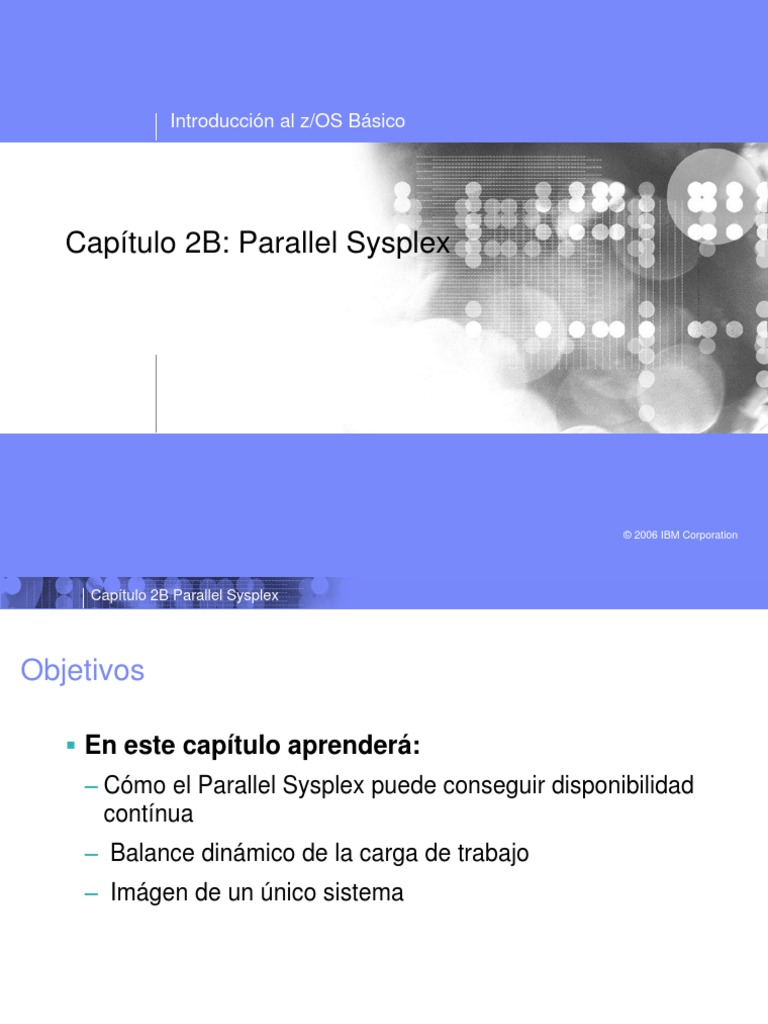 03 Capítulo 02B Parallel Sysplex en Castellano | PDF | Grupo de computadoras | Servidor ...