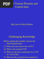 Central Venous Pressure Measurement | PDF | Blood Pressure | Heart