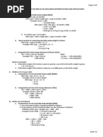Naplex - Math Formulas 2 | PDF