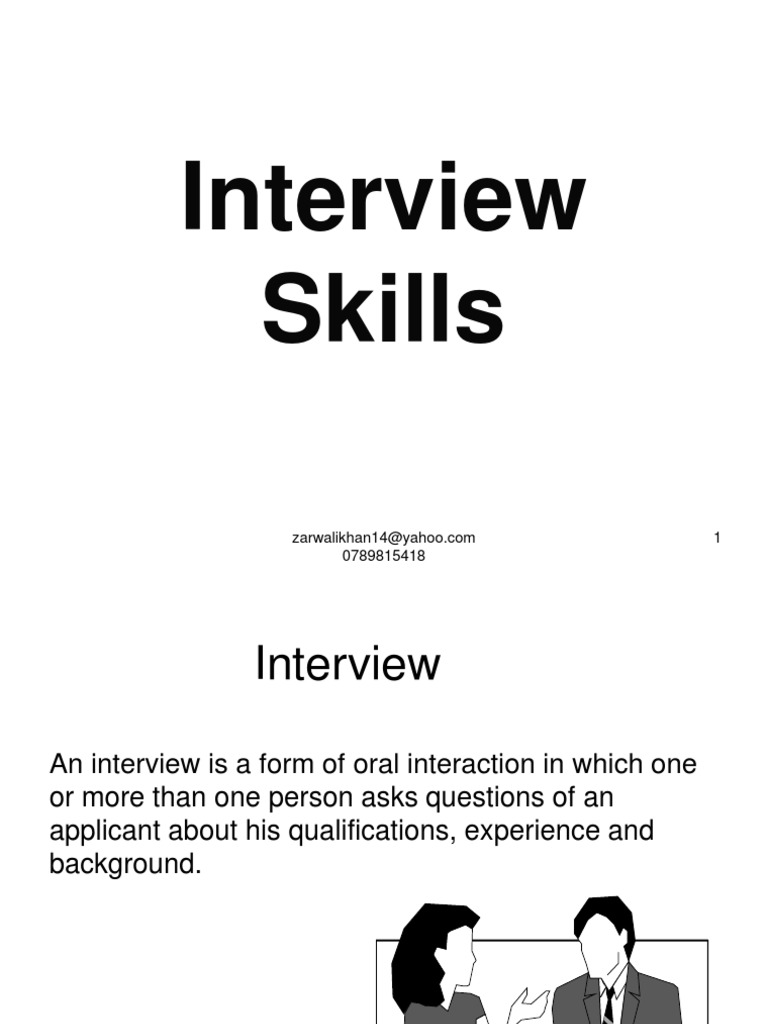 Interview Skills and Tips Guide | PDF | Interview | Expert