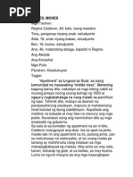 MOSES - Rogelio Sikat (Buong Akda) | PDF