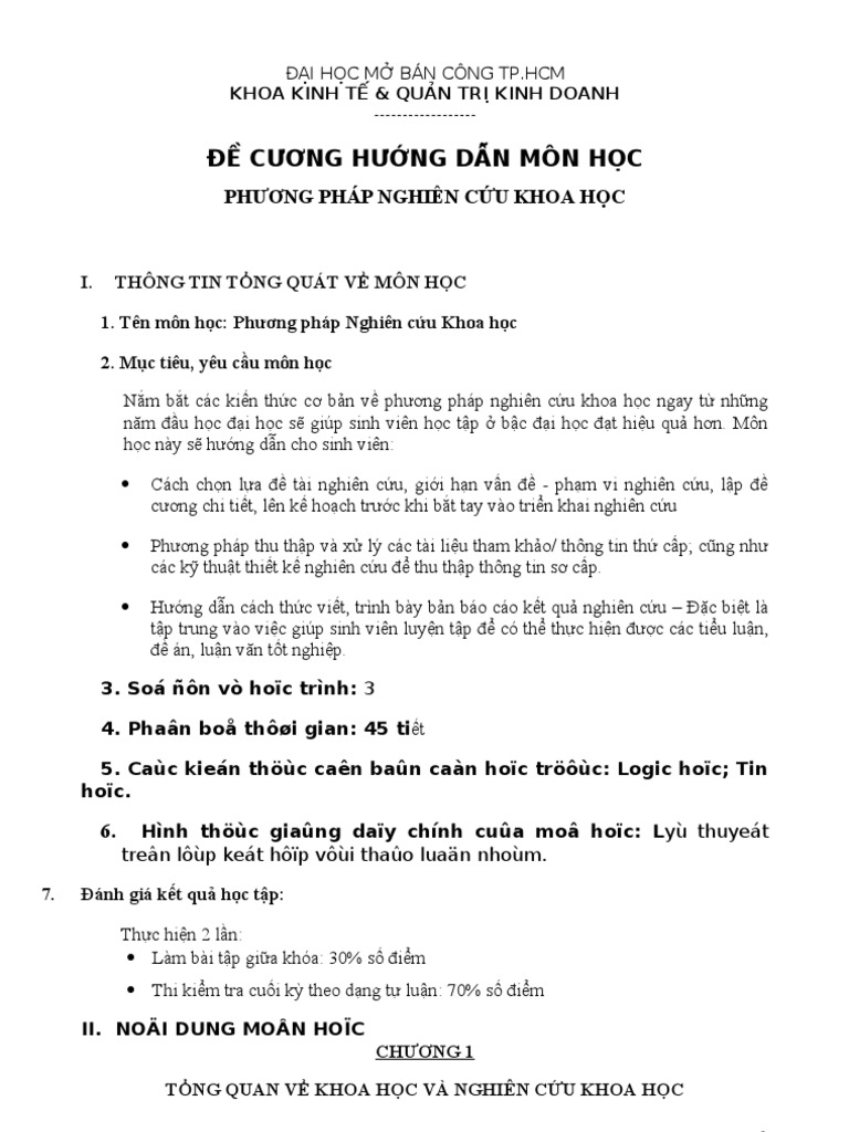 Phuong Phap Nghien Cuu Khoa Hoc | PDF