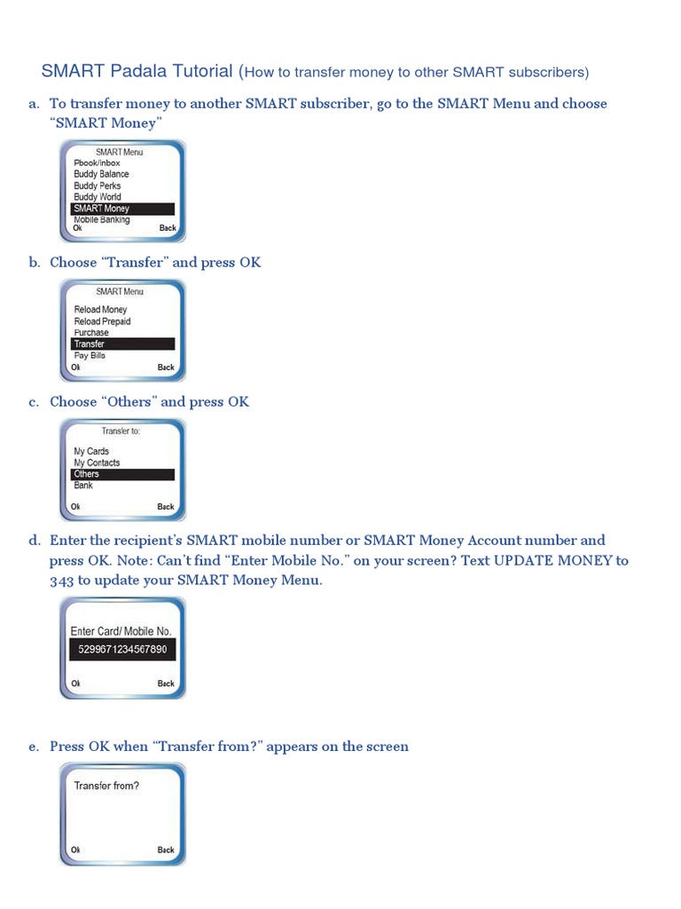 SMART Padala Money Transfer Guide | PDF | Finance & Money Management