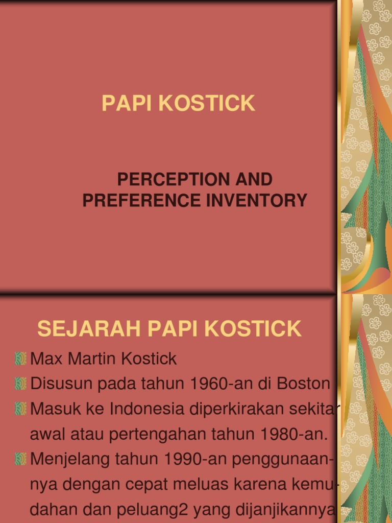 Papi Kostick | PDF